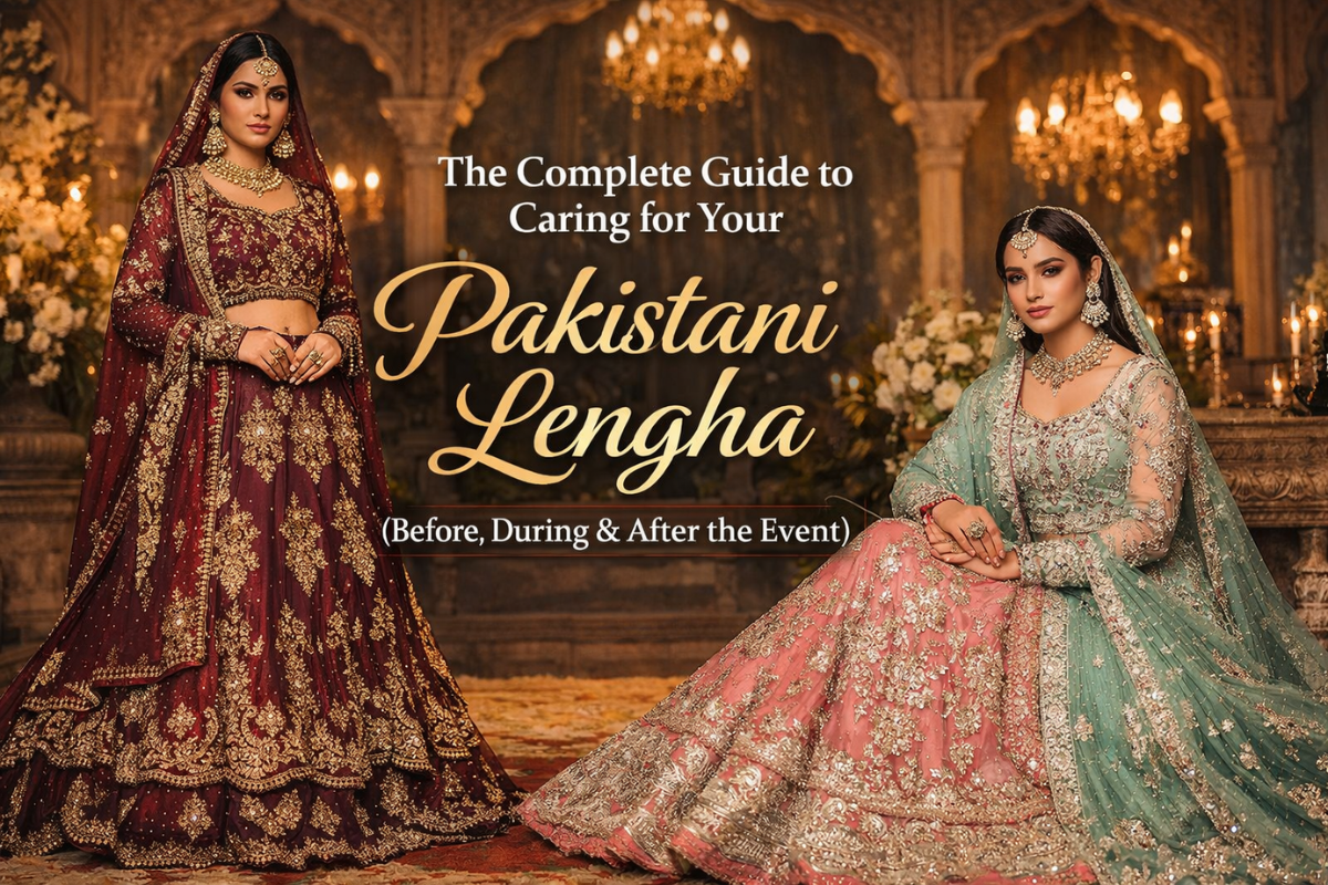 Caring for Pakistani Lengha | Complete Care Guide & Tips – Rangreza