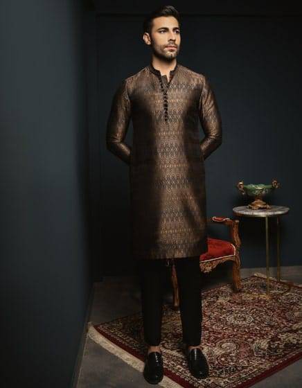 Shop J. Blended Special Kurta - J. Mens Kurta | Modern, Regular Fit ...